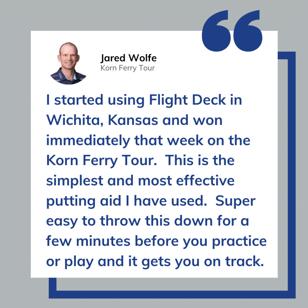 2021 Review Flight Deck Putting